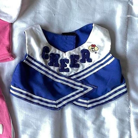 Build-A-Bear | Toys | Build A Bear Pink Cheerleading Blue Cheer Top ...